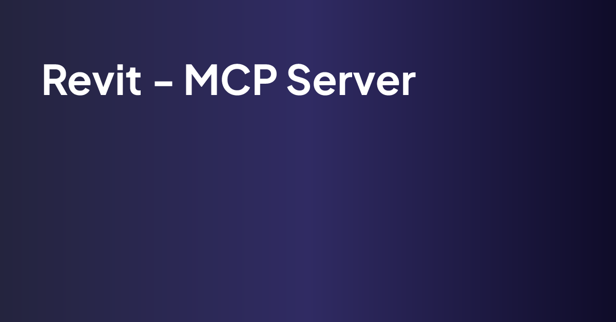 Revit - MCP Server