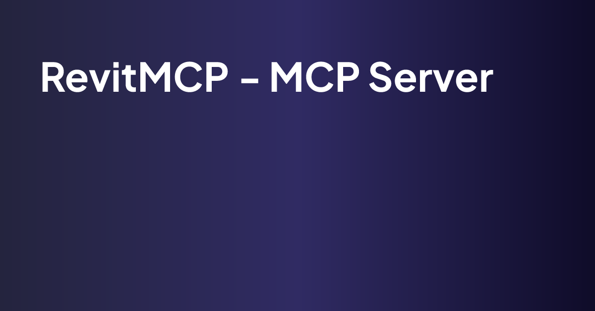 RevitMCP - MCP Server